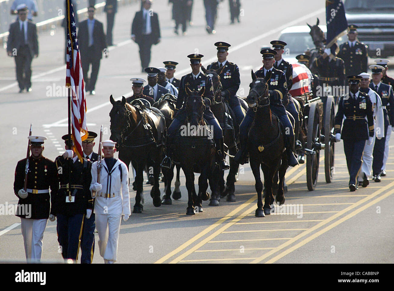 Ronald Reagan Funeral Procession