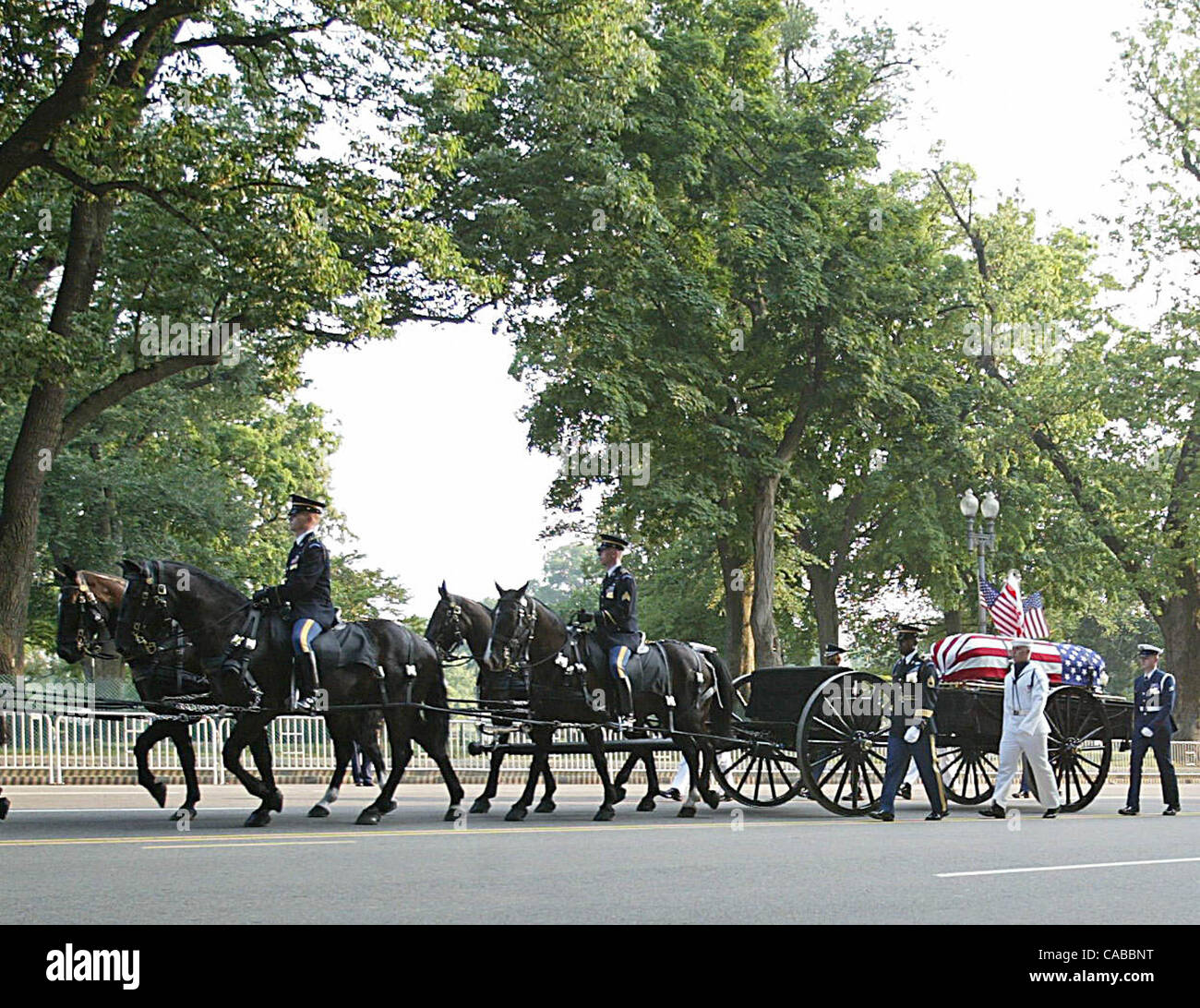 Reagan coffin hi-res stock photography and images - Alamy