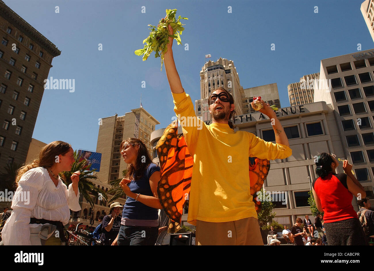 Dressed as a monarch butterfly, U.C. Santa Cruz apprentice Doron ...