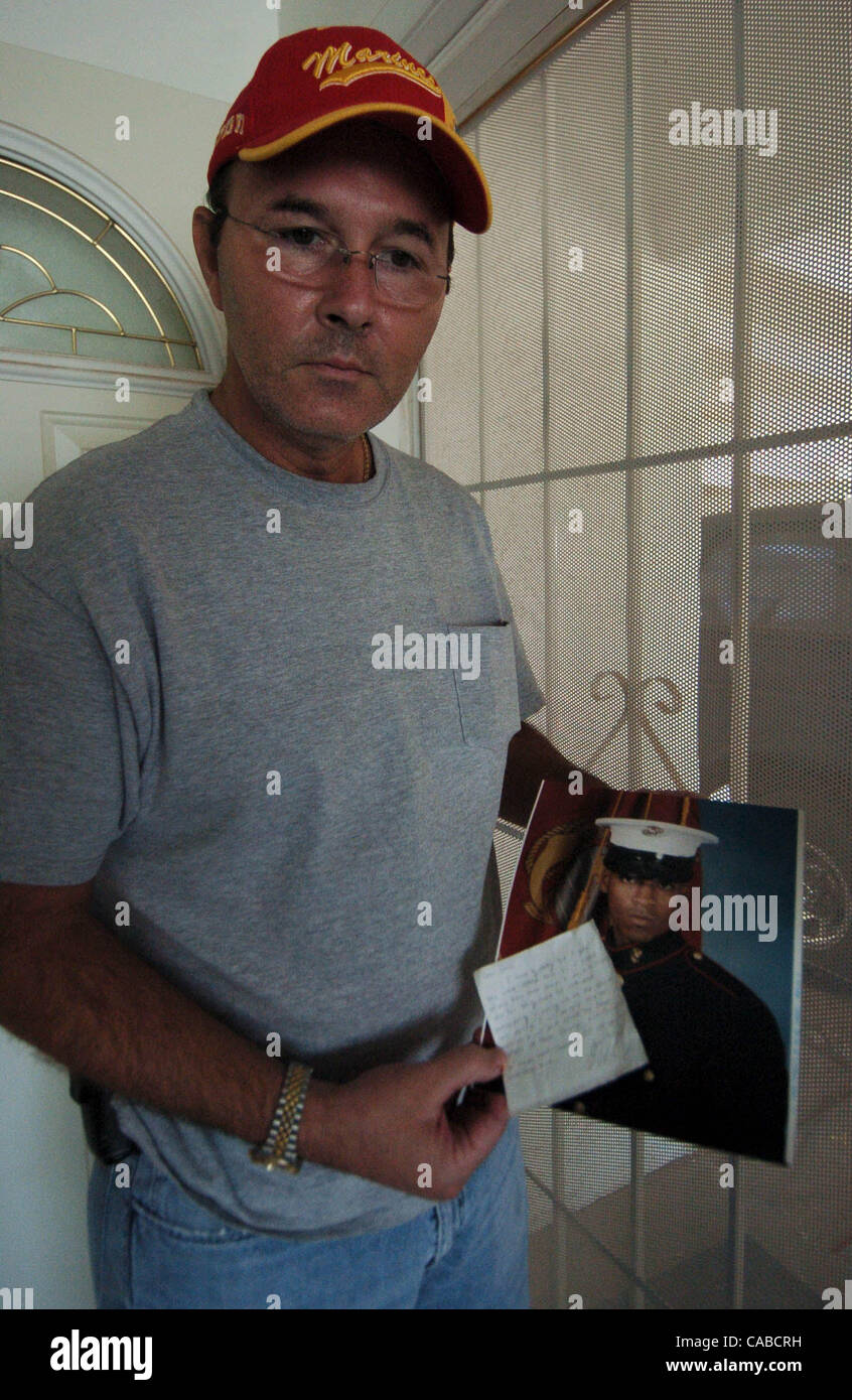 The day he left for duty, Marcus Cherry left his step dad JimTyler a ...