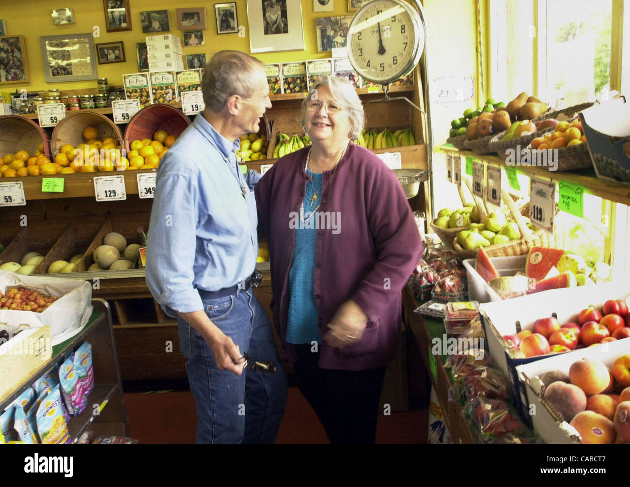 Bob and Marie Peckham, owners of the Santa Fe Market in Point Richmond ...