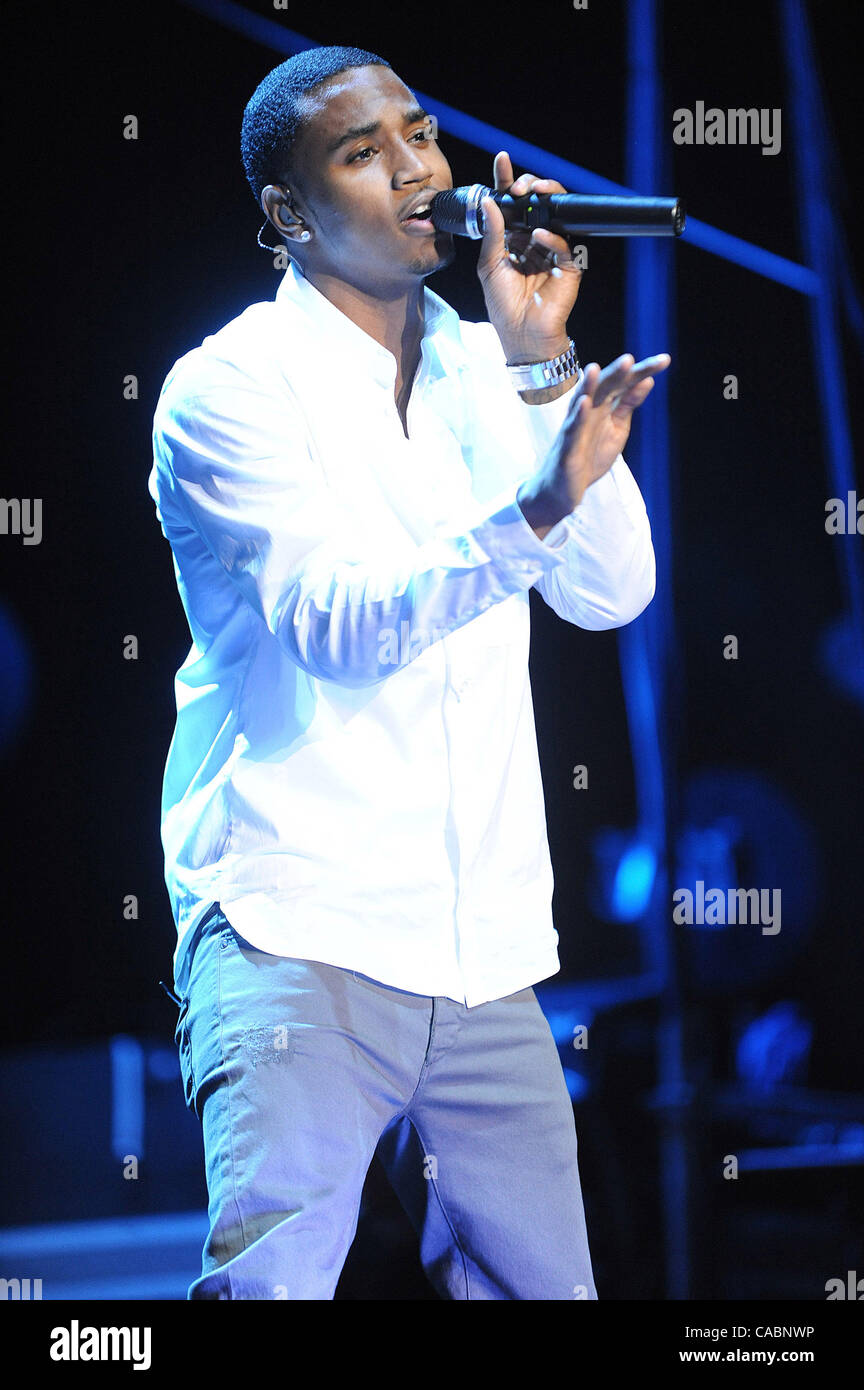 July 4, 2010 - New Orleans, Louisiana; USA - Singer TREY SONGZ performs ...