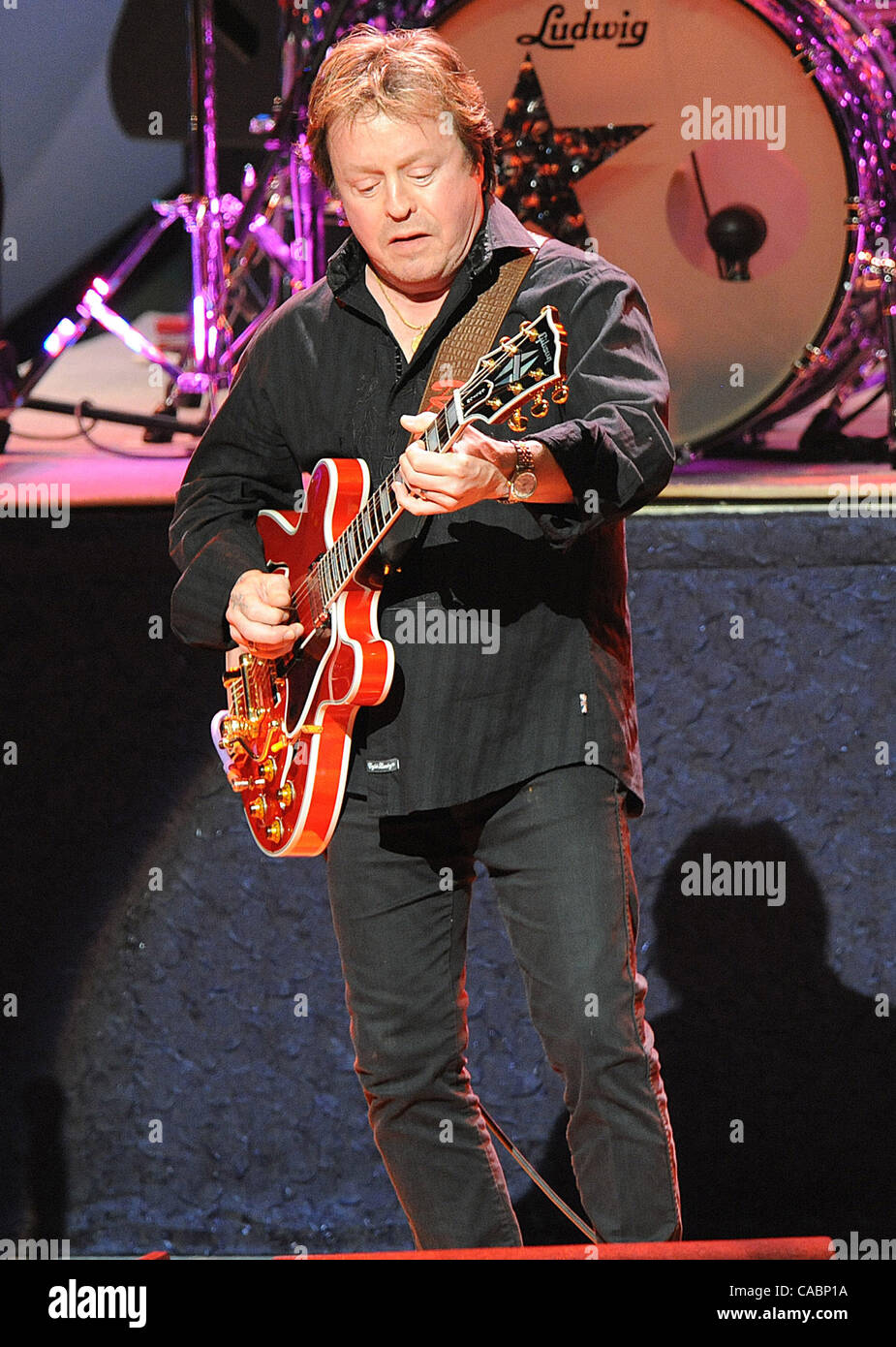 July 11, 2010 - Durham, North Carolina; USA - Guitarist RICK DERRINGER ...