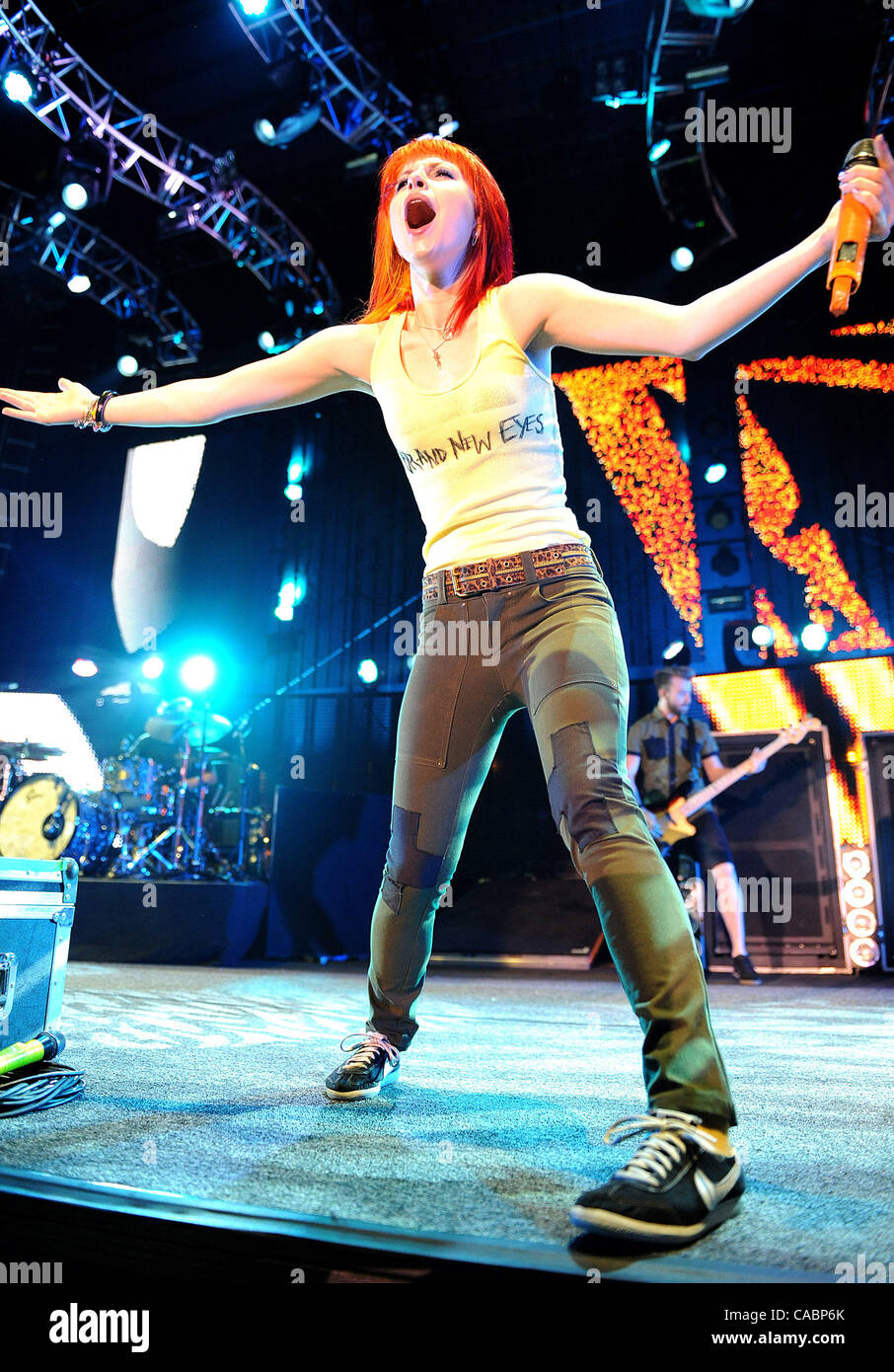 Jul 23, 2010 - Raleigh, North Carolina; USA - Singer HAYLEY WILLIAMS of ...