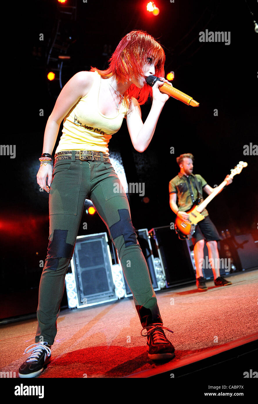 Jul 23, 2010 - Raleigh, North Carolina; USA - Singer HAYLEY WILLIAMS of ...