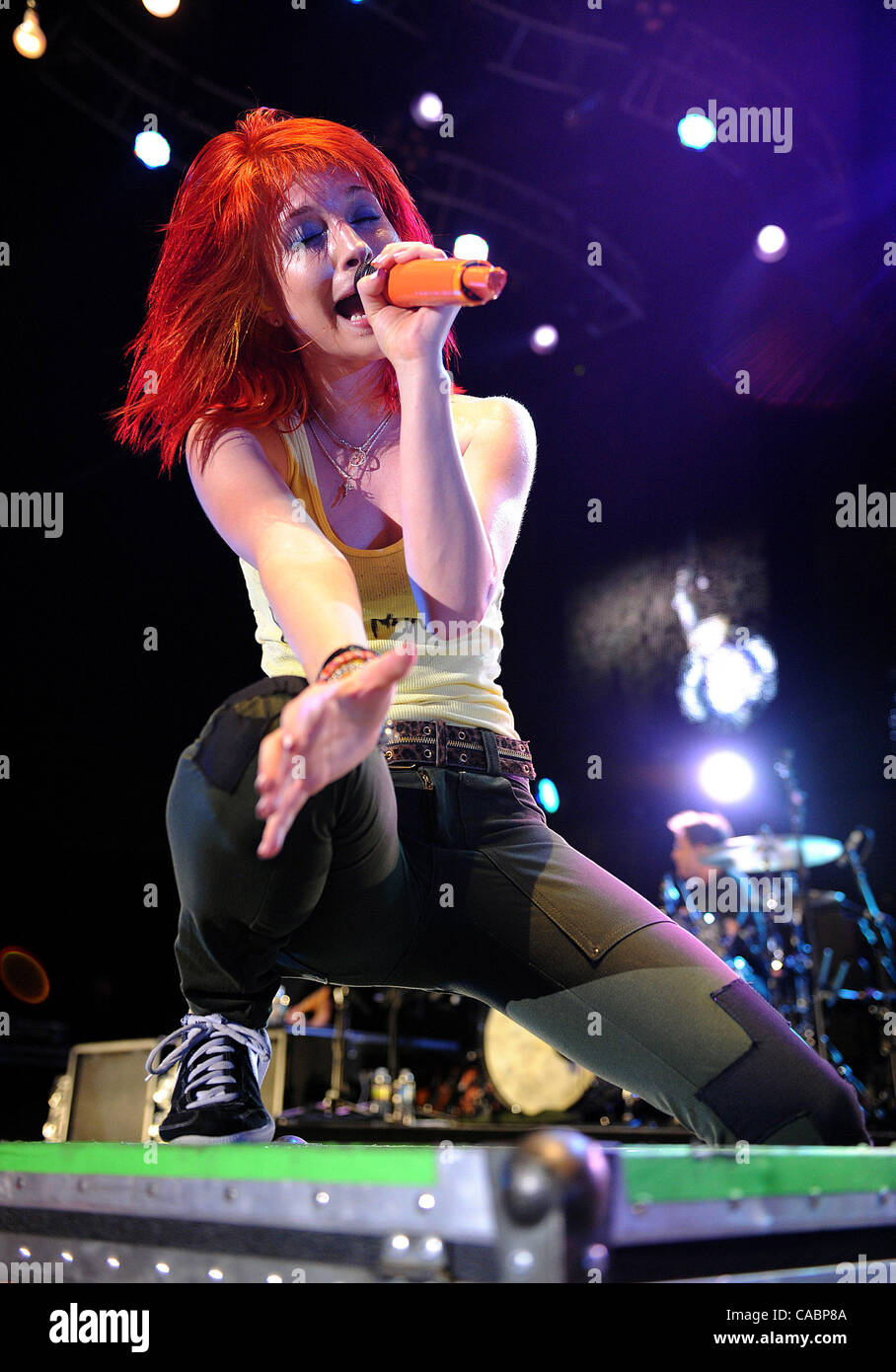 Jul 23, 2010 - Raleigh, North Carolina; USA - Singer HAYLEY WILLIAMS of ...