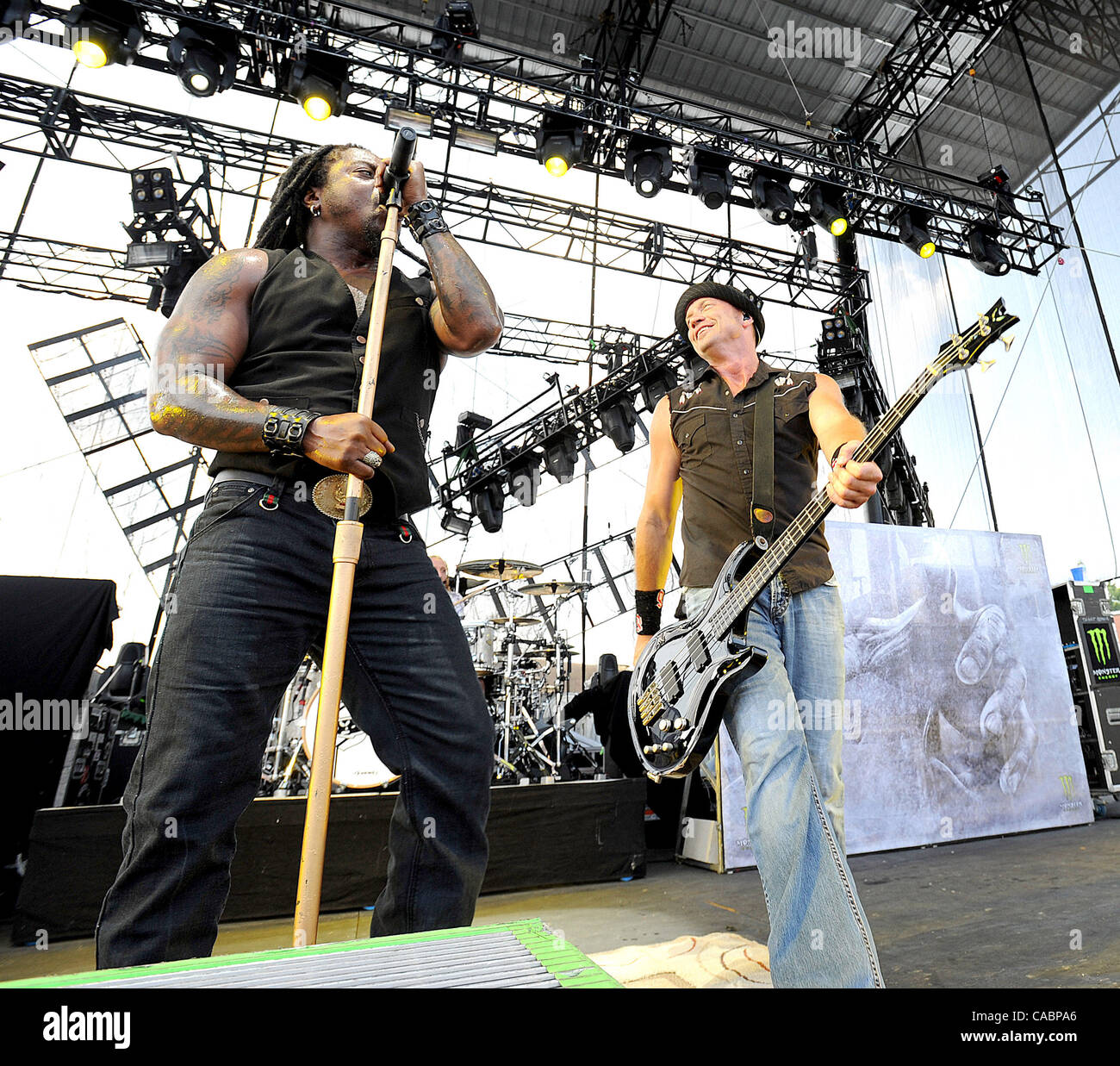 Jul 25, 2010 - Raleigh, North Carolina; USA - Singer LAJON WITHERSPOON ...