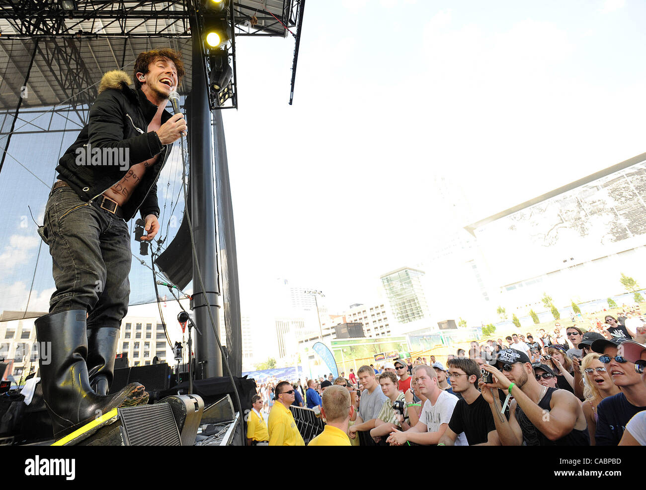 Jul 25, 2010 - Raleigh, North Carolina; USA - Singer JESSE HASEK of the ...