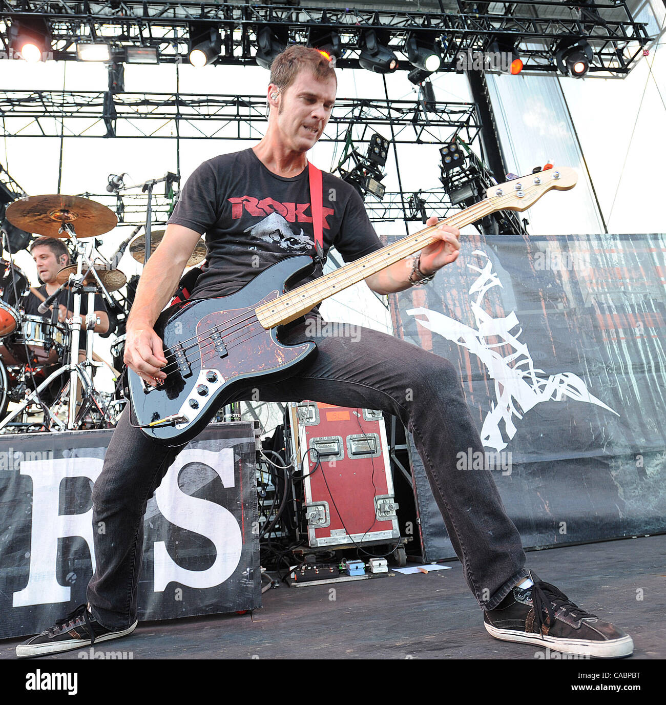 Jul 25, 2010 - Raleigh, North Carolina; USA - Bass Guitarist LEWIS BIG ...
