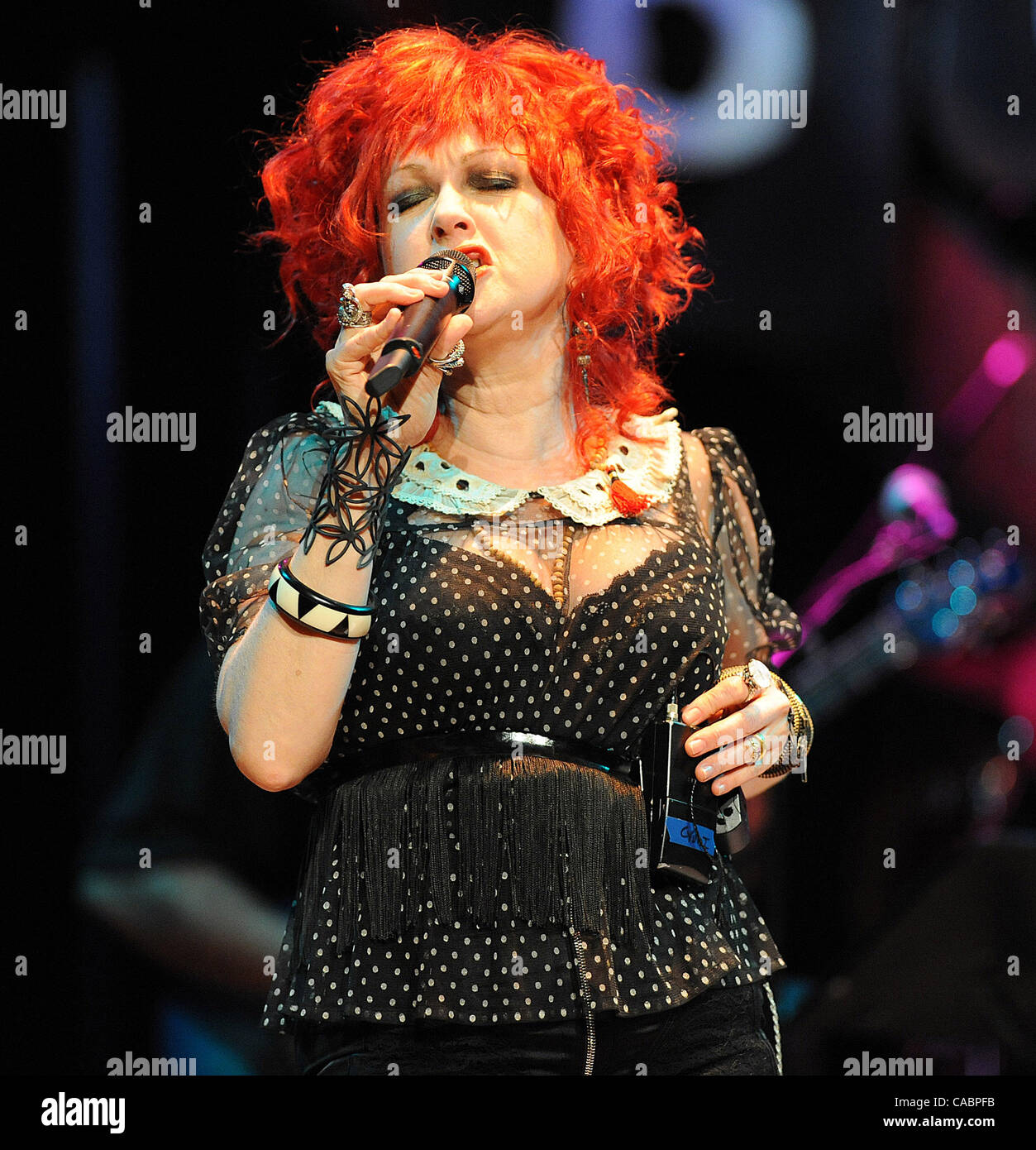 July 29, 2010 - Myrtle Beach, South Carolina; USA - Singer CYNDI LAUPER ...