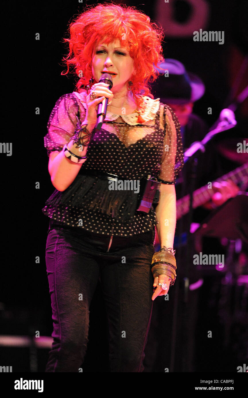 July 29, 2010 - Myrtle Beach, South Carolina; USA - Singer CYNDI LAUPER ...