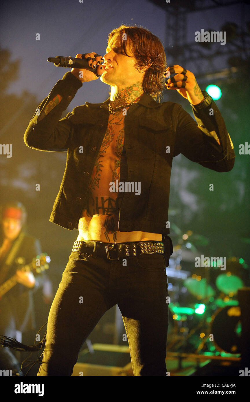 Sep. 4, 2010 - Jacksonville, North Carolina; USA - Singer JOSH TODD of ...
