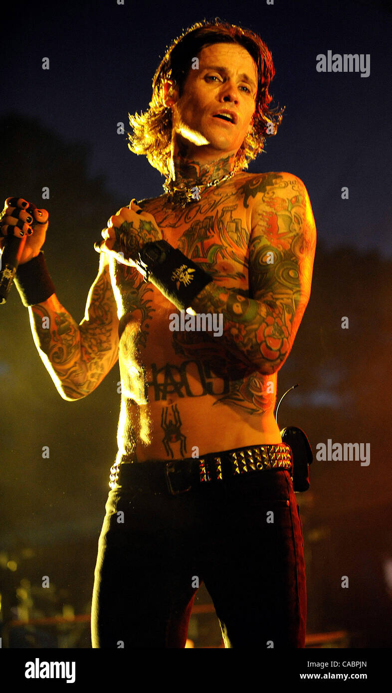Sep. 4, 2010 - Jacksonville, North Carolina; USA - Singer JOSH TODD of ...