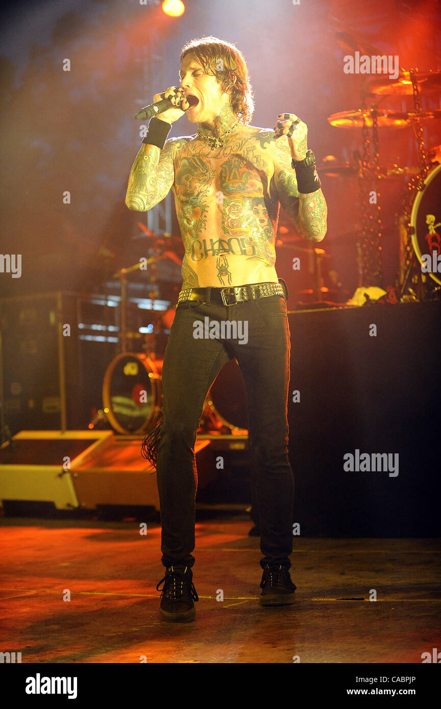 Sep. 4, 2010 - Jacksonville, North Carolina; USA - Singer JOSH TODD of ...