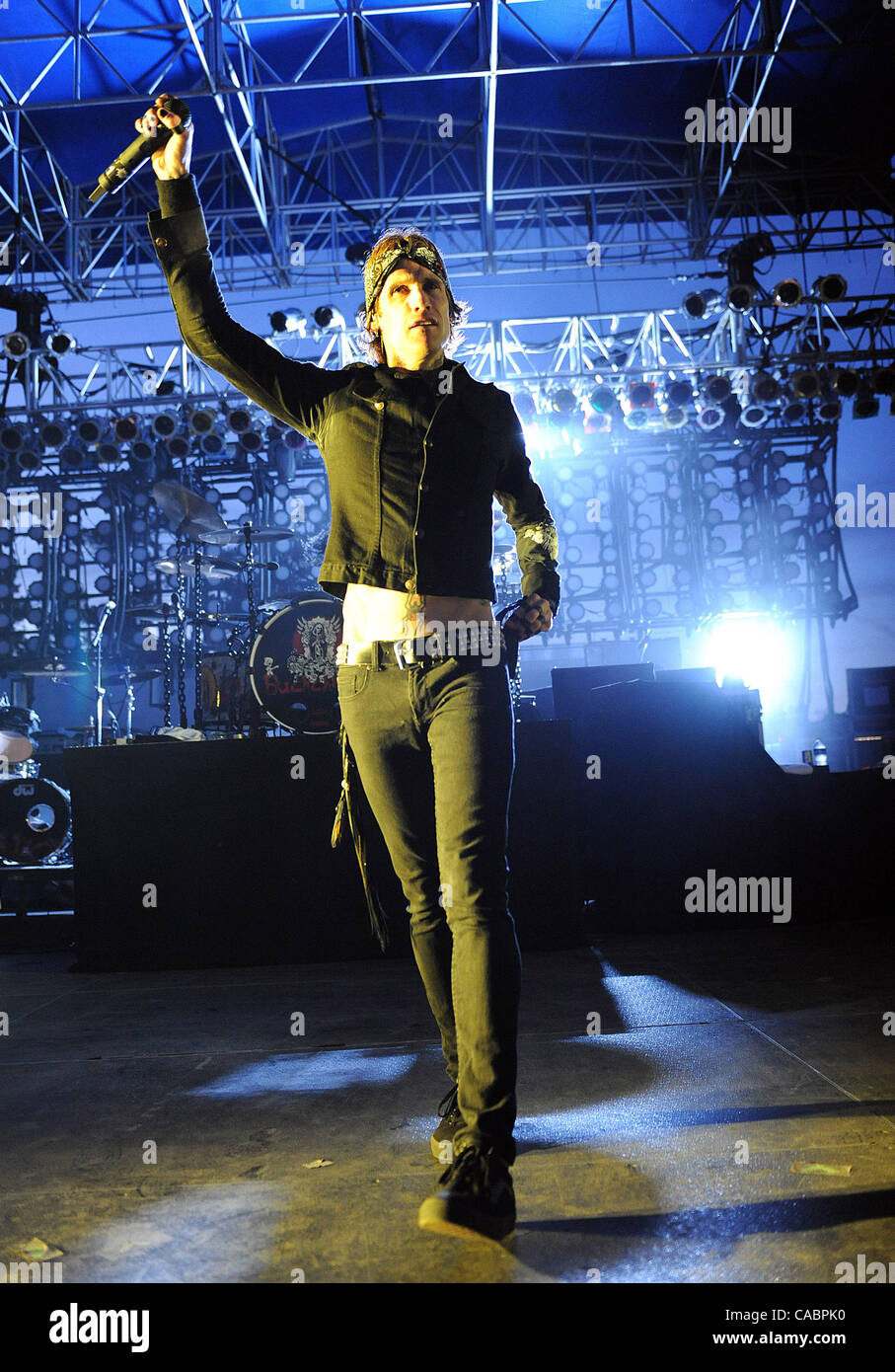 Sep. 4, 2010 - Jacksonville, North Carolina; USA - Singer JOSH TODD of ...