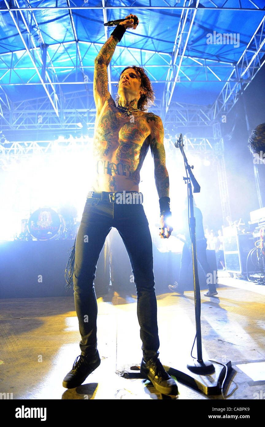 Sep. 4, 2010 - Jacksonville, North Carolina; USA - Singer JOSH TODD of ...