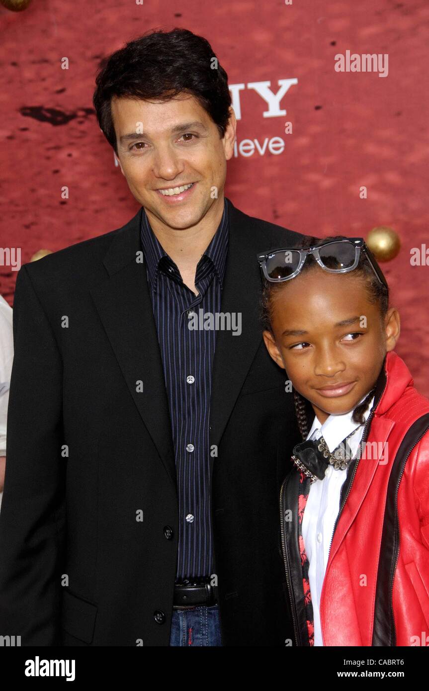 Jun. 07, 2010 - Hollywood, California, U.S. - Ralph Macchio and Jaden ...