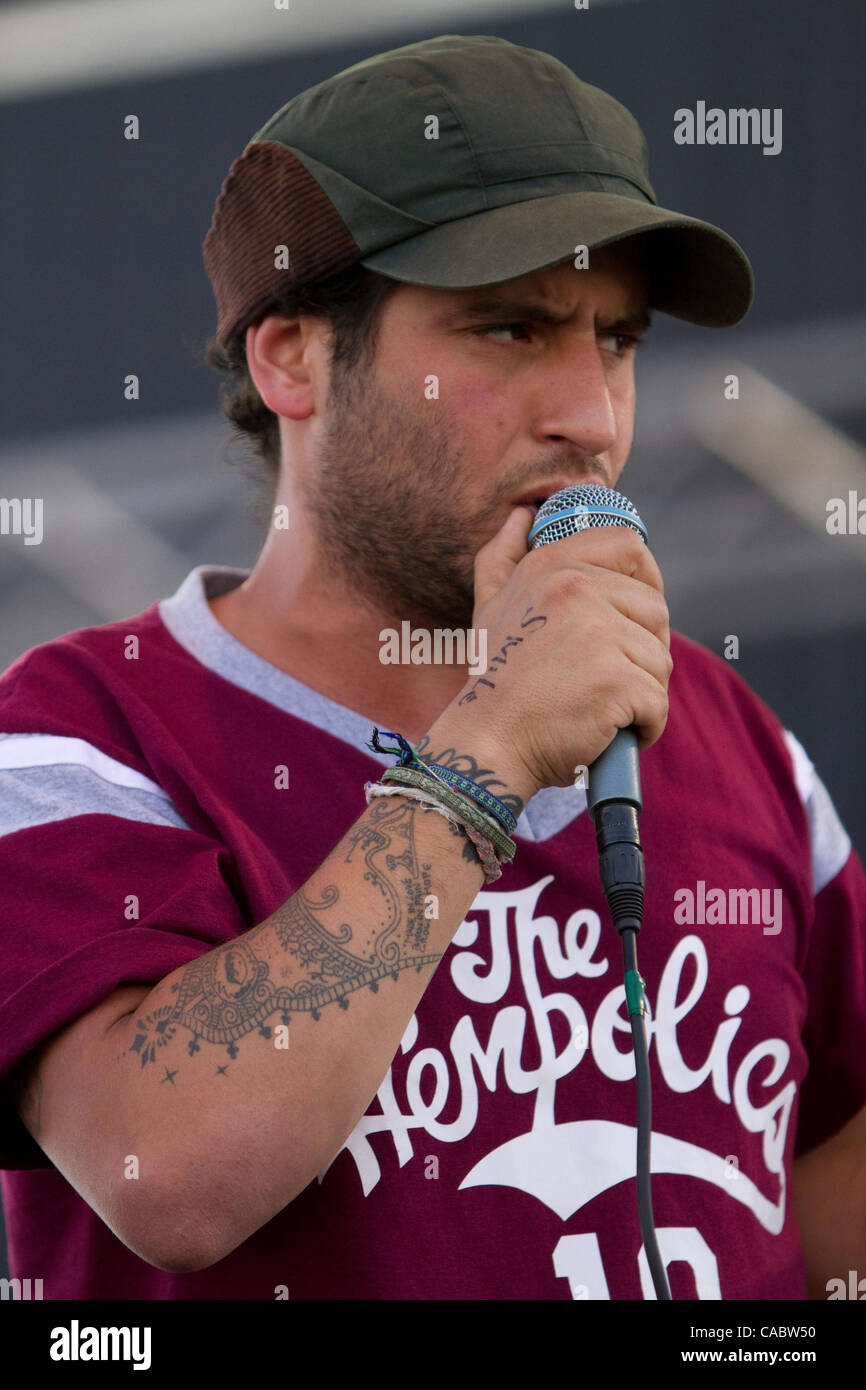 Aug. 14, 2010 - Commerce City, Colorado, U.S. - Vocalist KRISTIAN ...