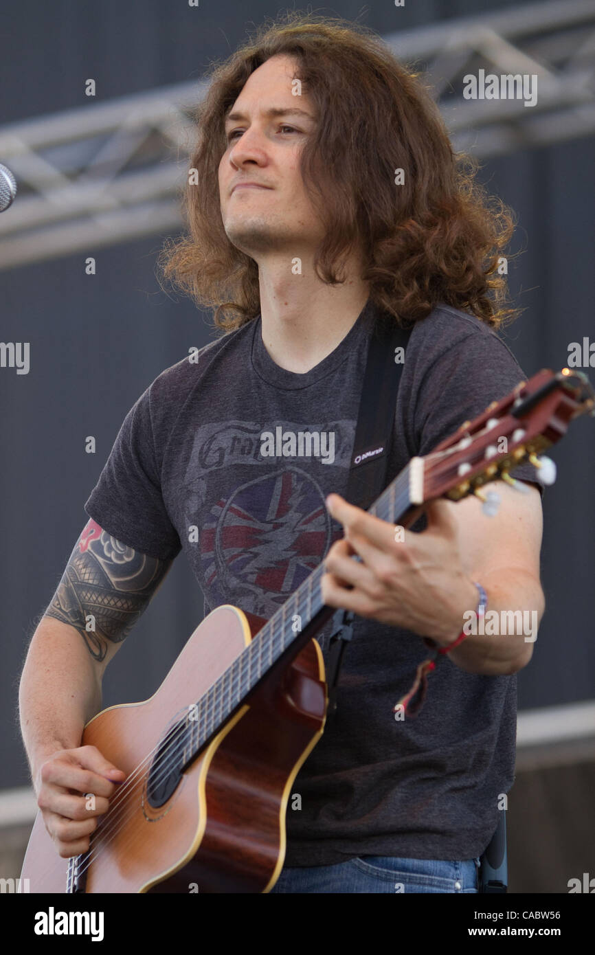 Aug. 14, 2010 - Commerce City, Colorado, U.S. - Guitarist PETER RINALDI ...