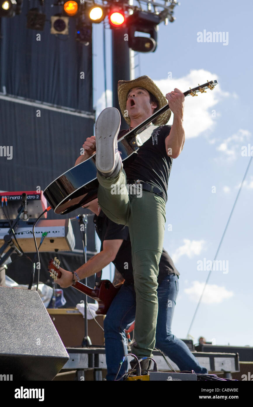 Aug. 15, 2010 - Commerce City, Colorado, U.S. - Vocalist/guitarist PAT ...
