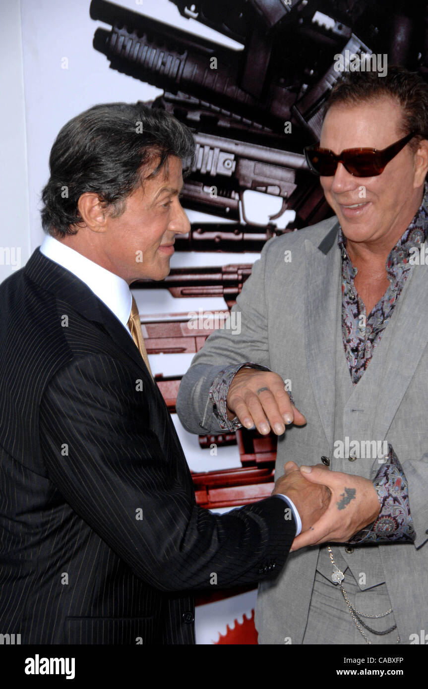 Aug. 03, 2010 - Hollywood, California, U.S. - Sylvester Stallone and ...