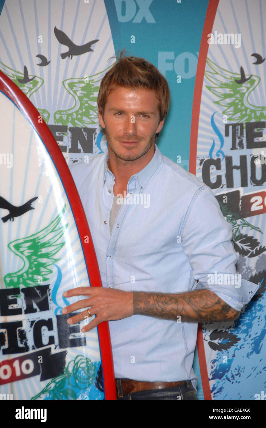 Aug. 08, 2010 - Hollywood, California, U.S. - David Beckham during the ...