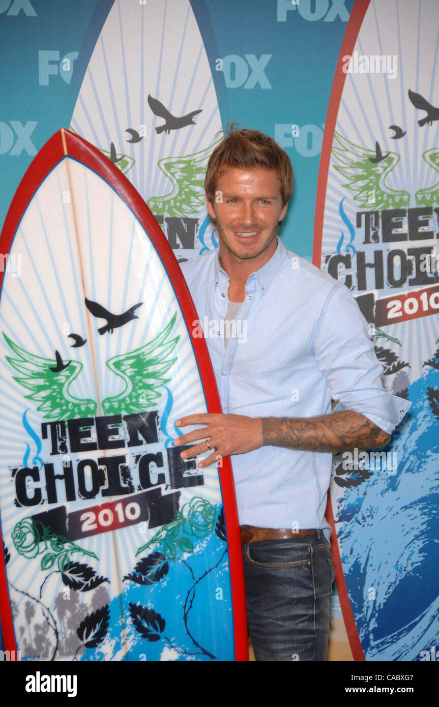 Aug. 08, 2010 - Hollywood, California, U.S. - David Beckham during the ...