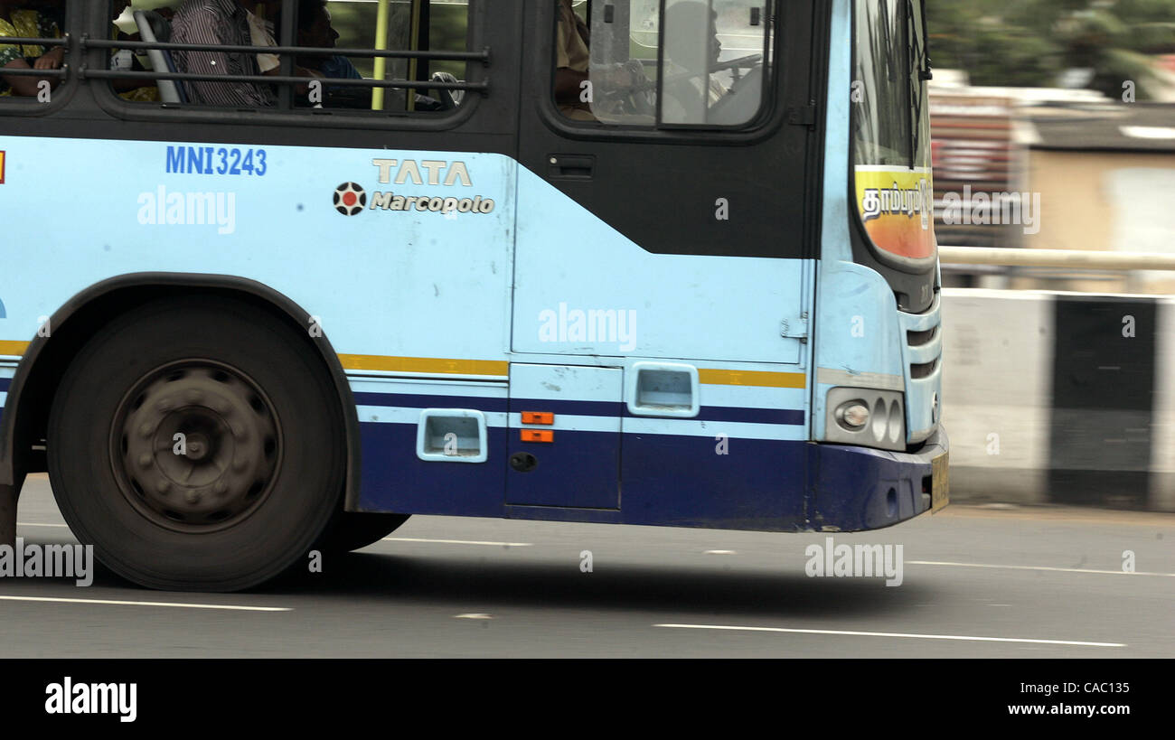 Aug 02, 2010 - Chennai, India - New Delhi government buses, called Tata ...