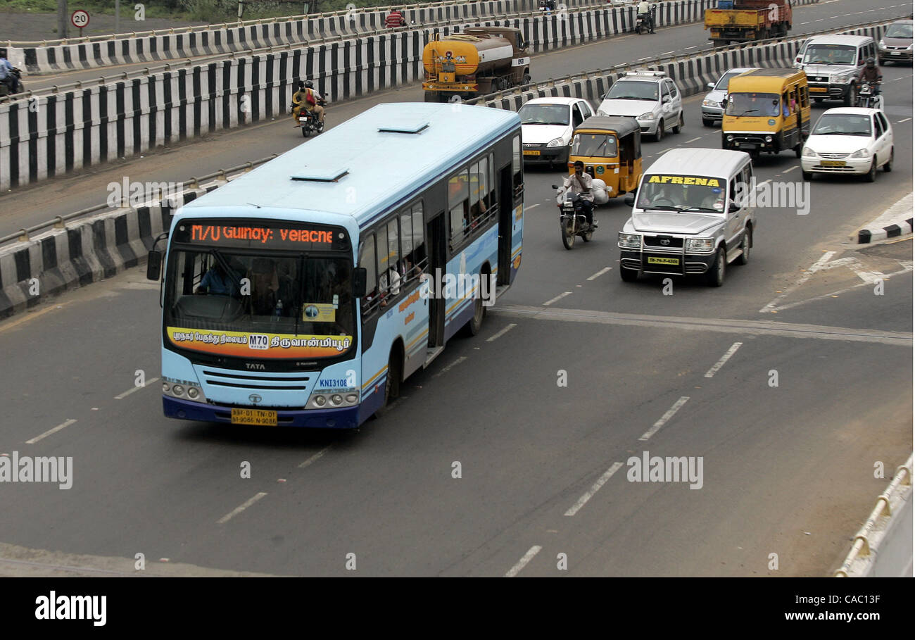 Aug 02, 2010 - Chennai, India - New Delhi government buses, called Tata ...
