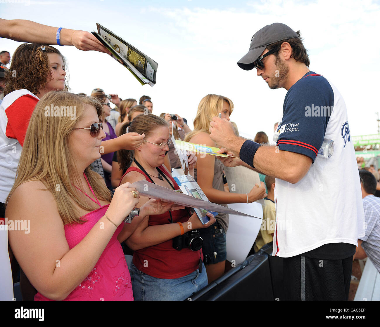 Jun 7, 2010 - Nashville, Tennessee; USA - Singer CHUCK WICKS takes part ...