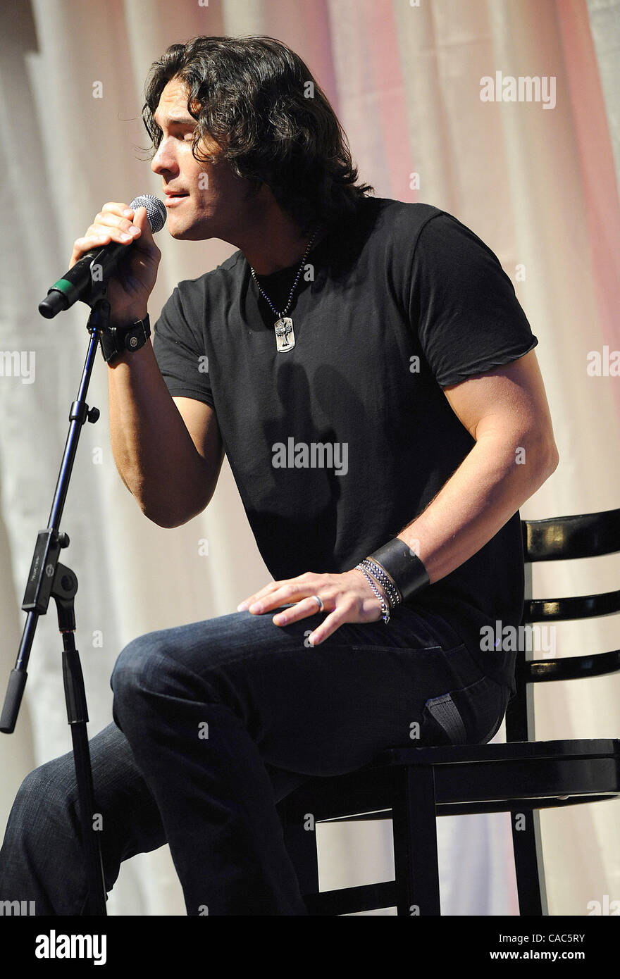 Jun 8, 2010 - Nashville, Tennessee; USA - Singer JOE NICHOLS takes part ...