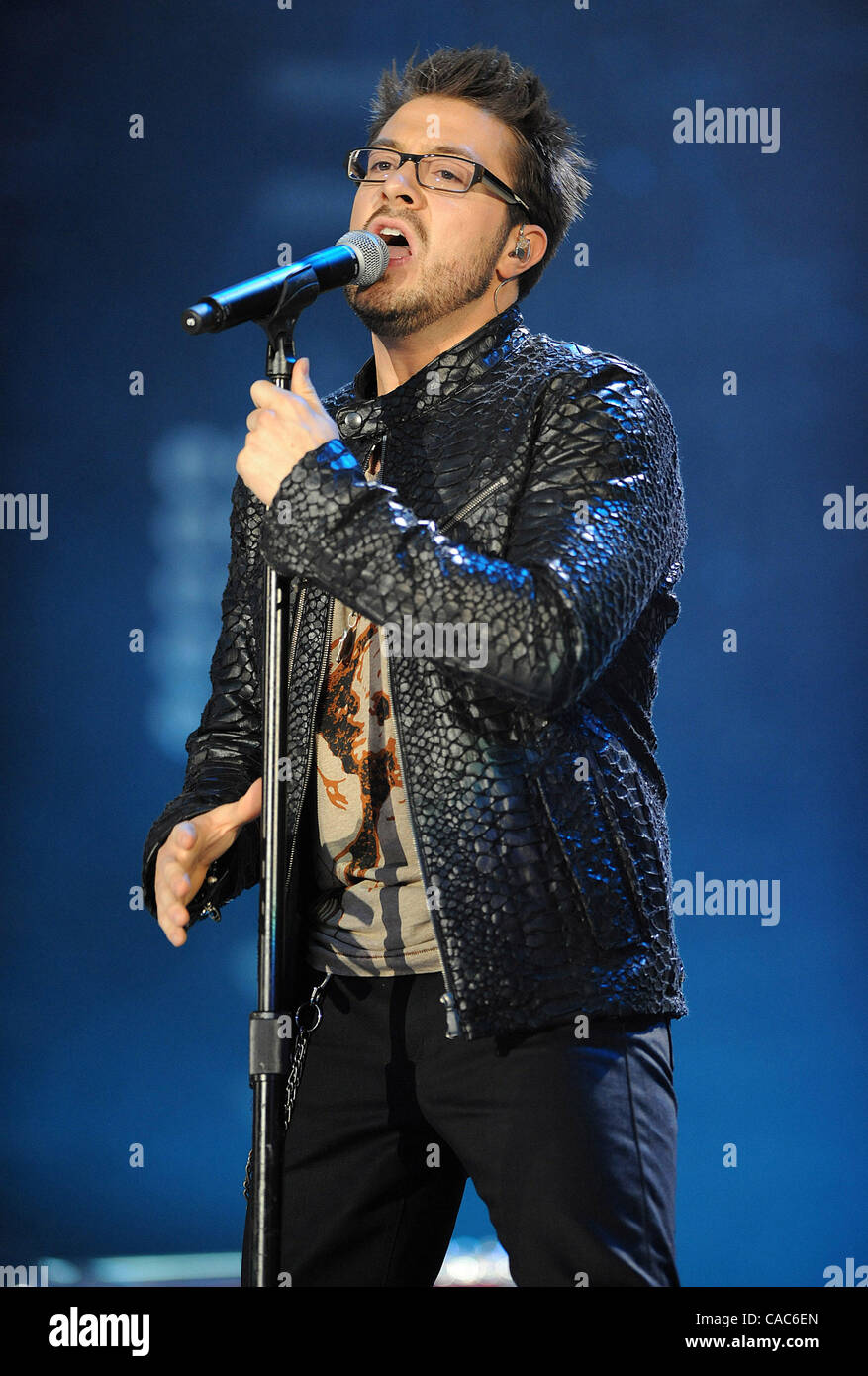 June 10, 2010 - Nashville, Tennessee; USA - Singer DANNY GOKEY performs ...