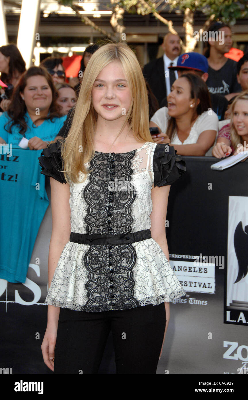 June 24, 2010 - Los Angeles, California, U.S. - ELLE FANNING Attending ...