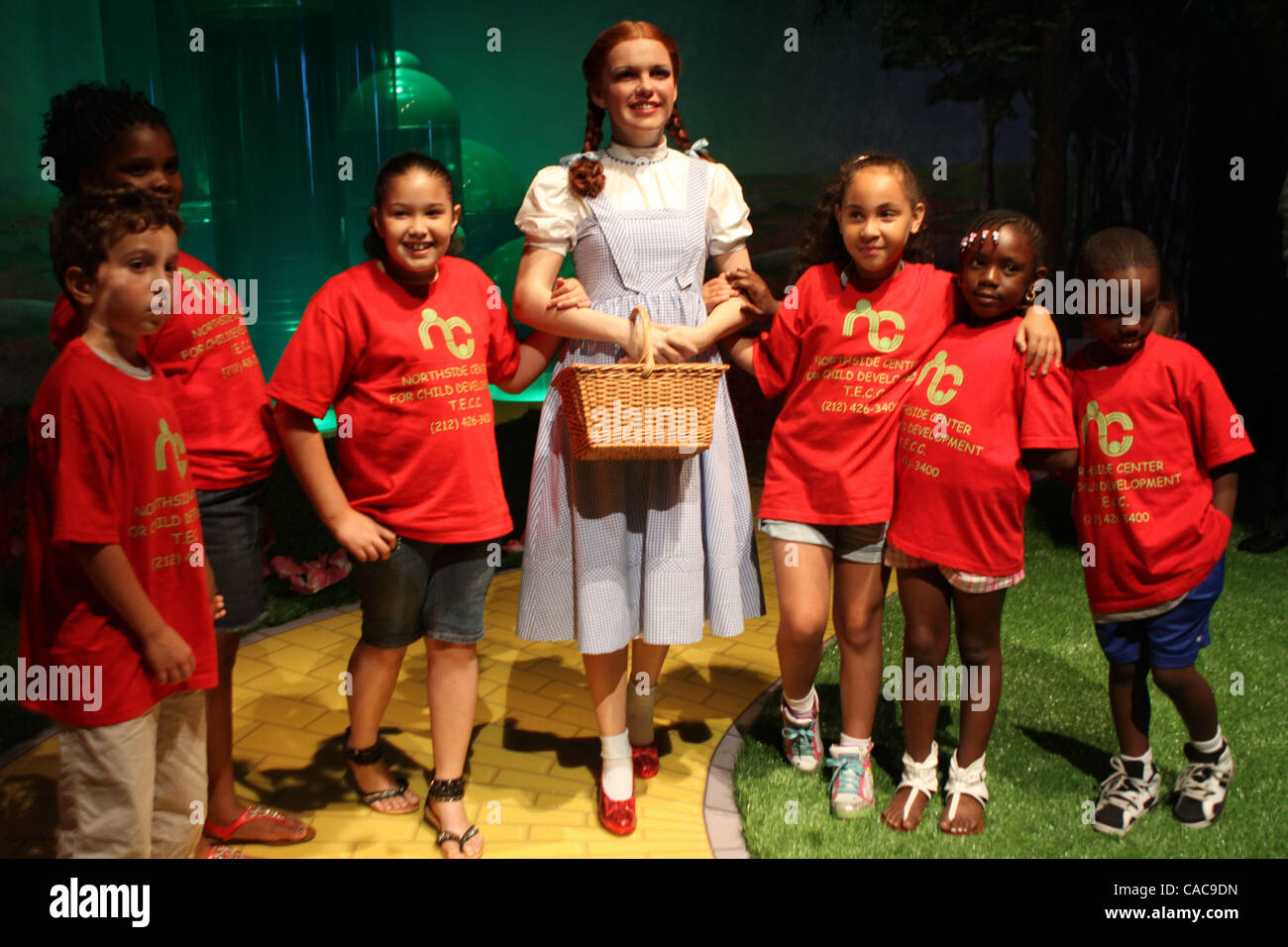 East Harlem's Northside Center students with Dorothy. Six-foot tall ...