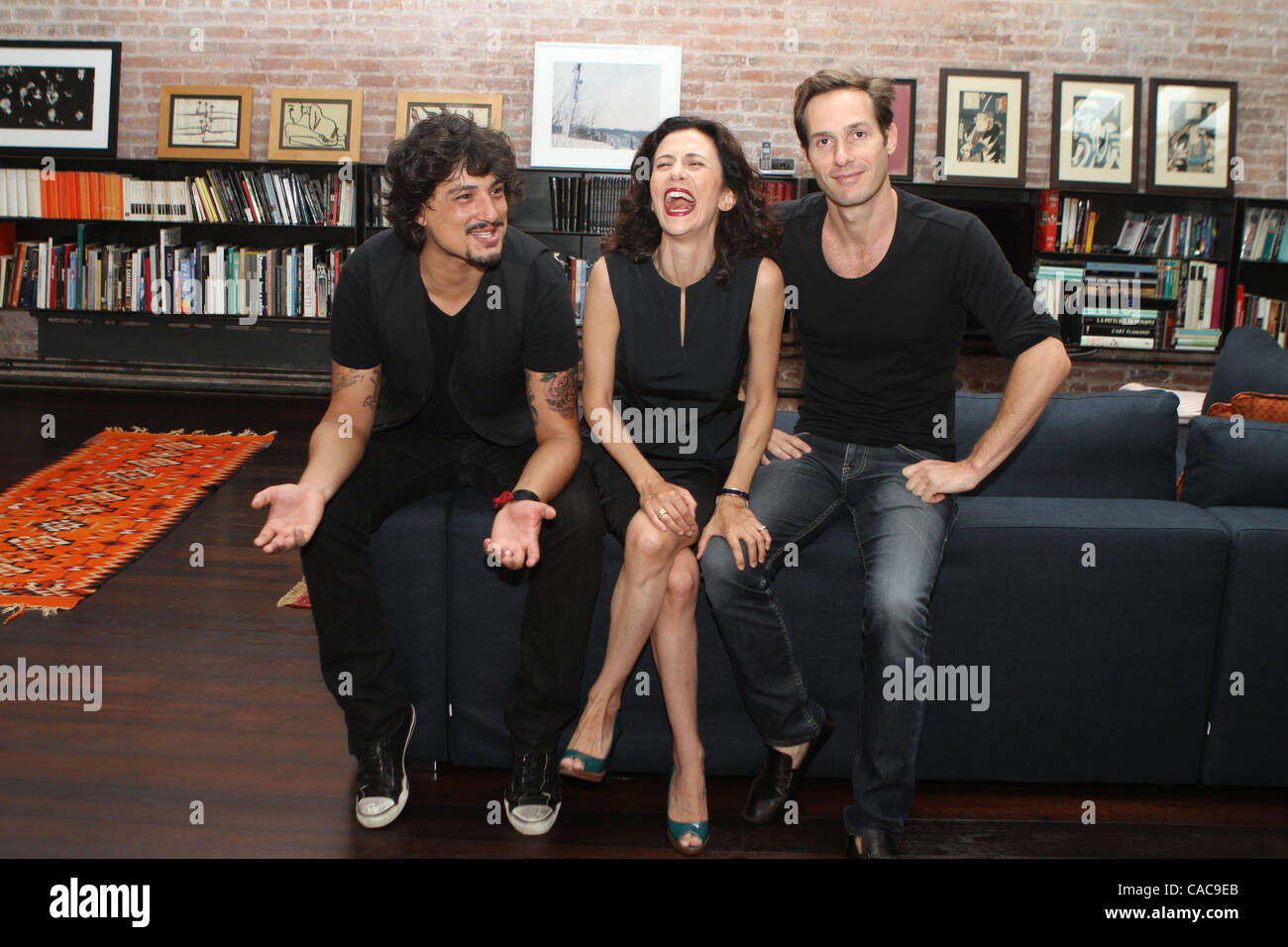 Alessandro Borghese, Marina Sagona and Roberto Ruspoli. Hosts of ...