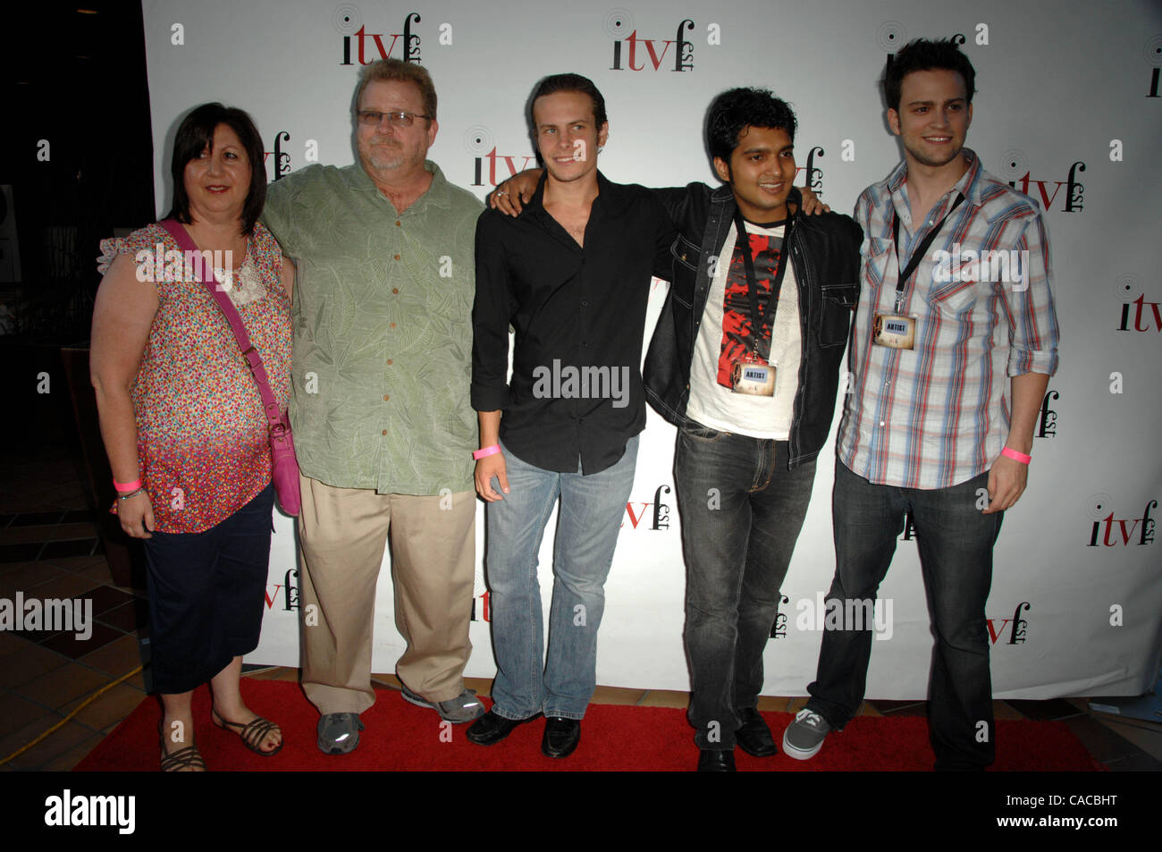 July 29, 2010 - Los Angeles, California, U.S. - CAST OF AXIS Attending ...