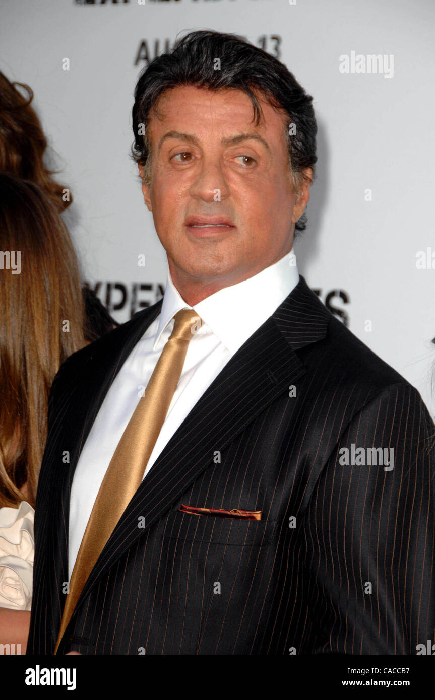 Aug. 03, 2010 - Los Angeles, California, U.S. - SYLVESTER STALLONE ...