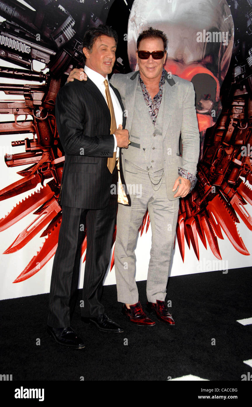 Aug. 03, 2010 - Los Angeles, California, U.S. - SYLVESTER STALLONE ...