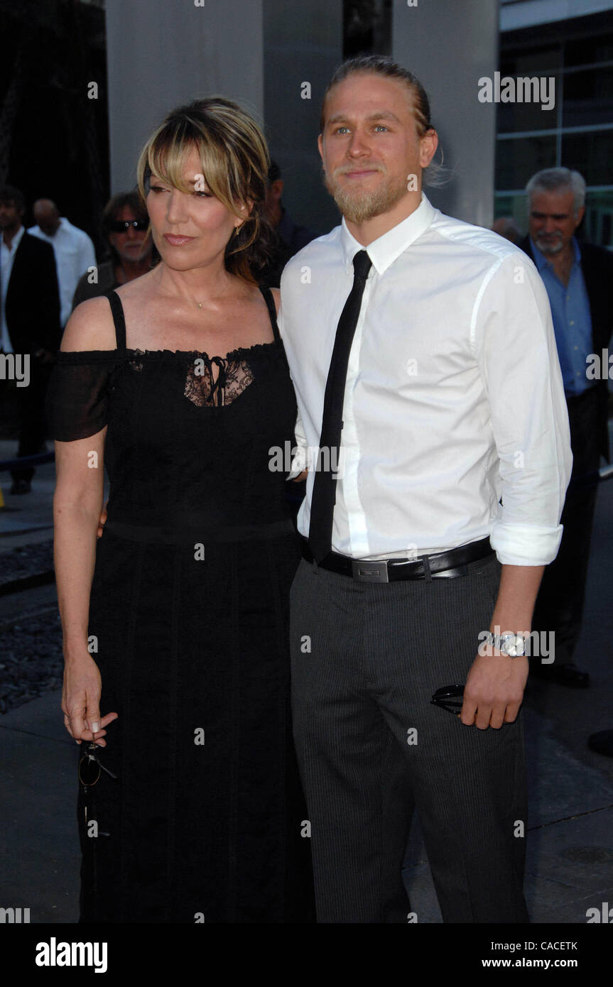 Aug. 30, 2010 - Los Angeles, California, U.S. - KATEY SAGAL, CHARLIE HUNNAM Attending The Season ...