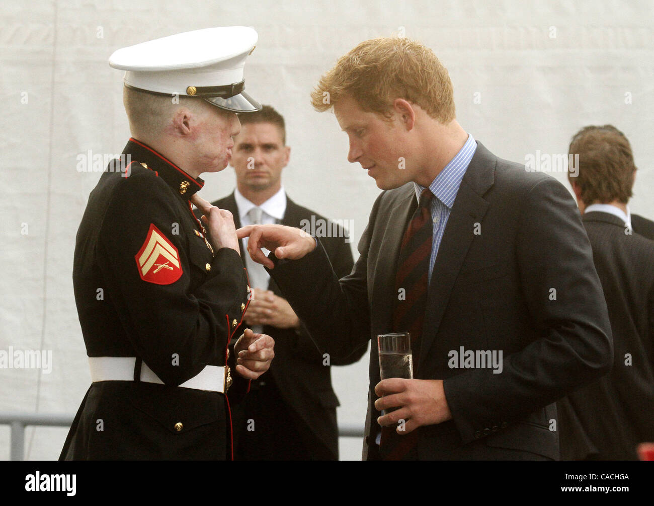 June 25, 2010 - New York, New York, U.S. - HRH PRINCE HARRY speaks with ...