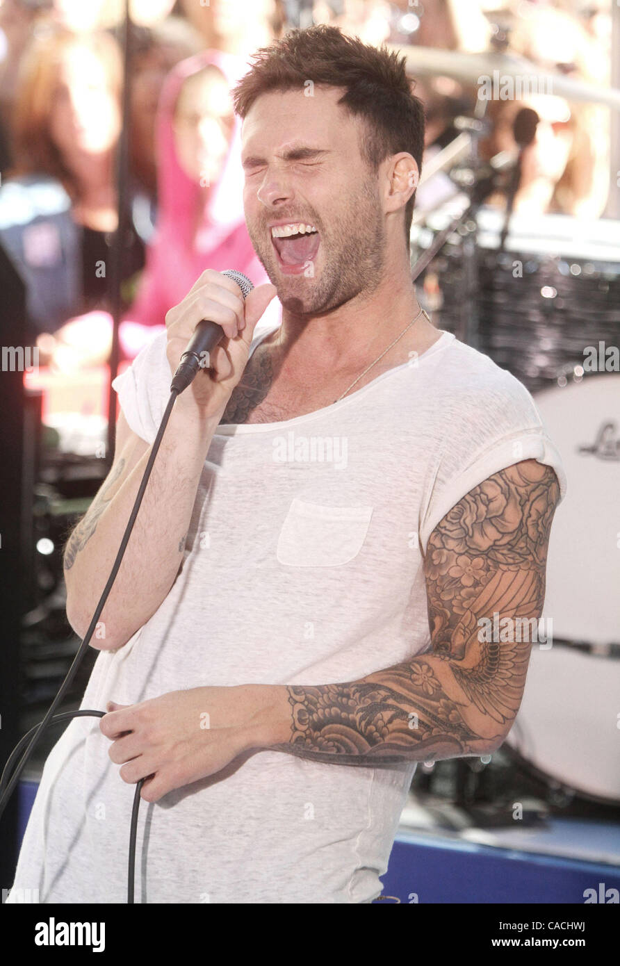 July 02, 2010 - New York, New York, U.S. - Singer ADAM LEVINE, from the ...