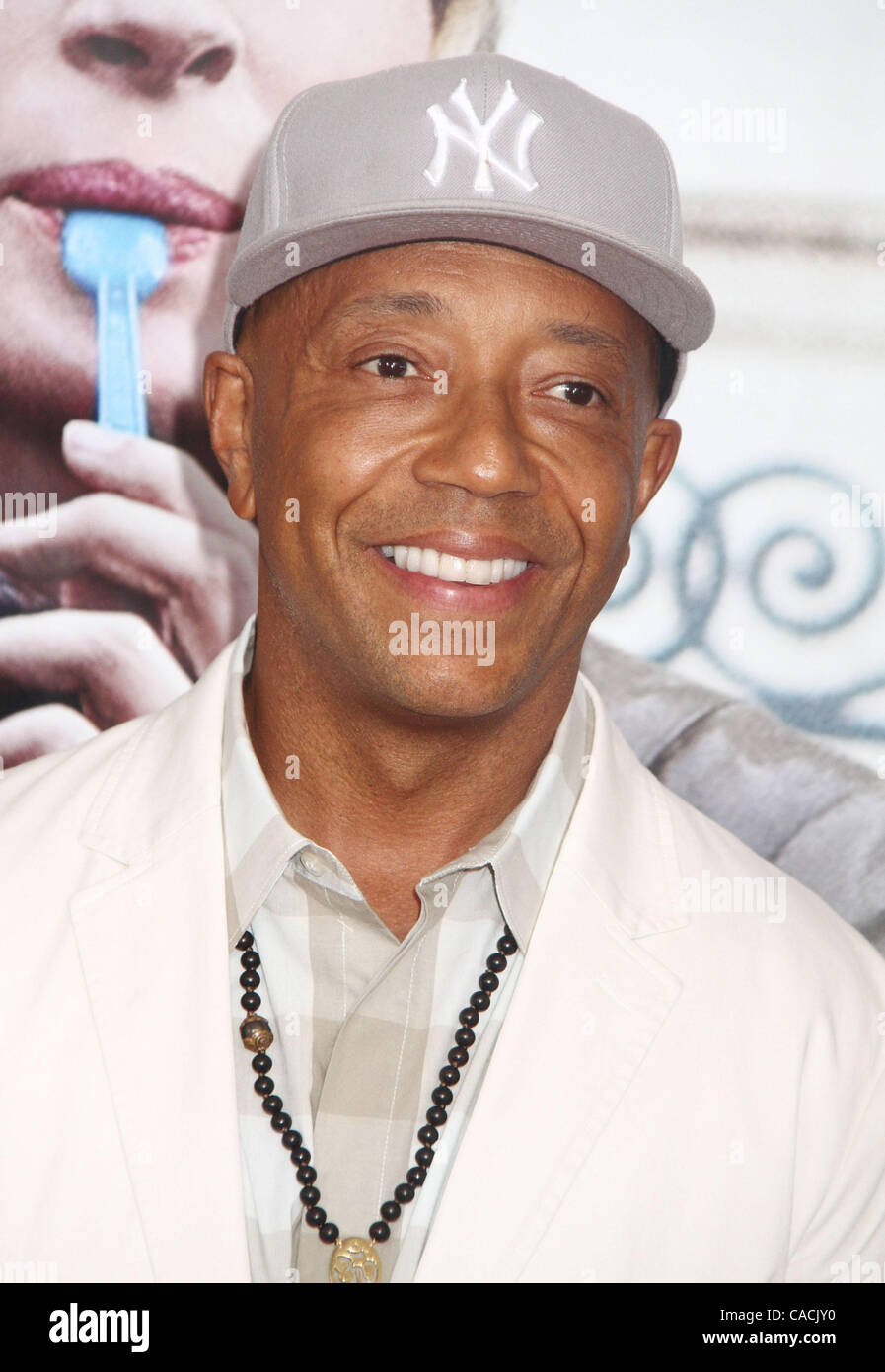 Aug. 10, 2010 - New York, New York, U.S. - Hip hop mogul RUSSELL ...