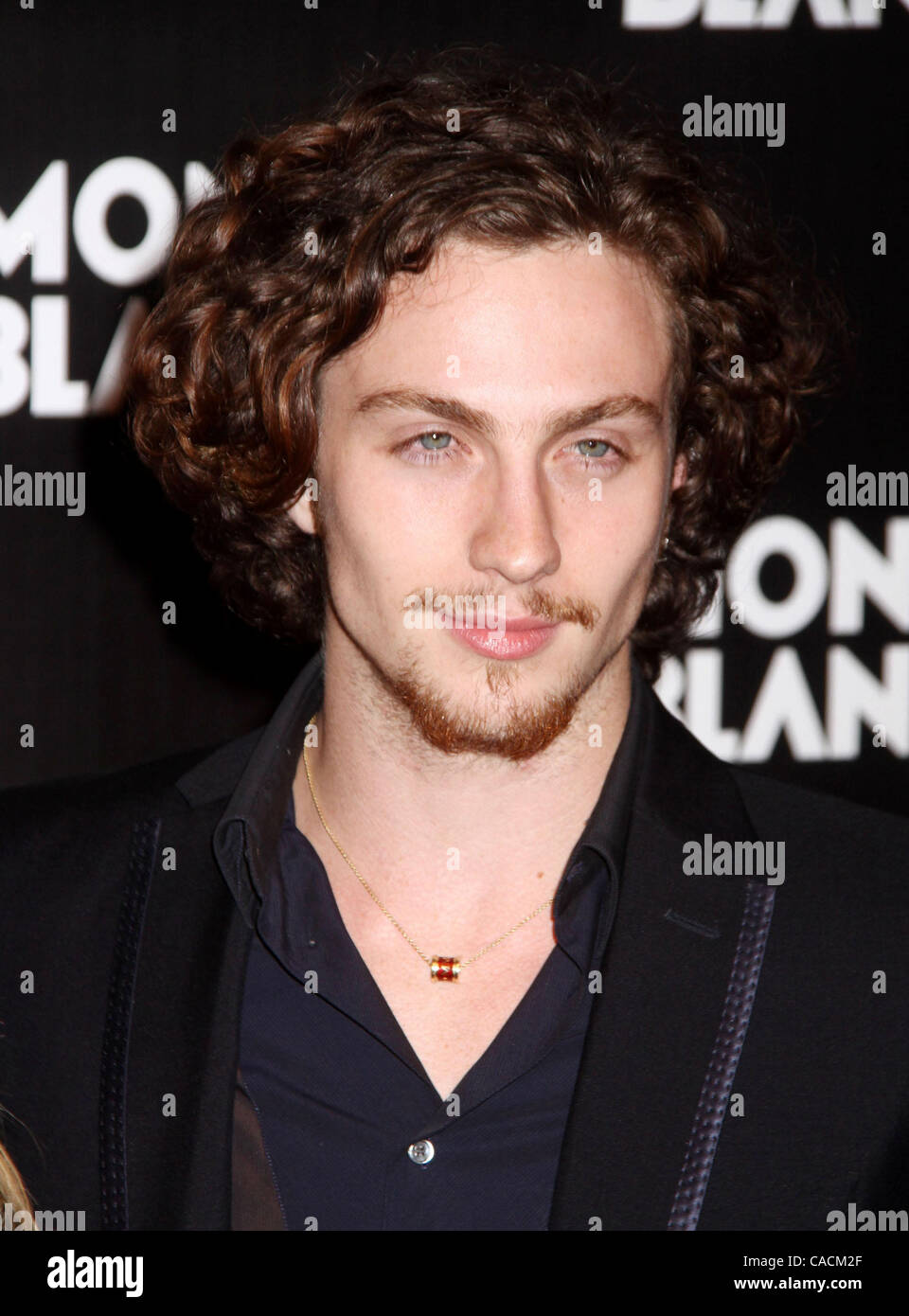 Sept. 12, 2010 - New York, New York, U.S. - Actor AARON JOHNSON attends the Global Launch of the ...