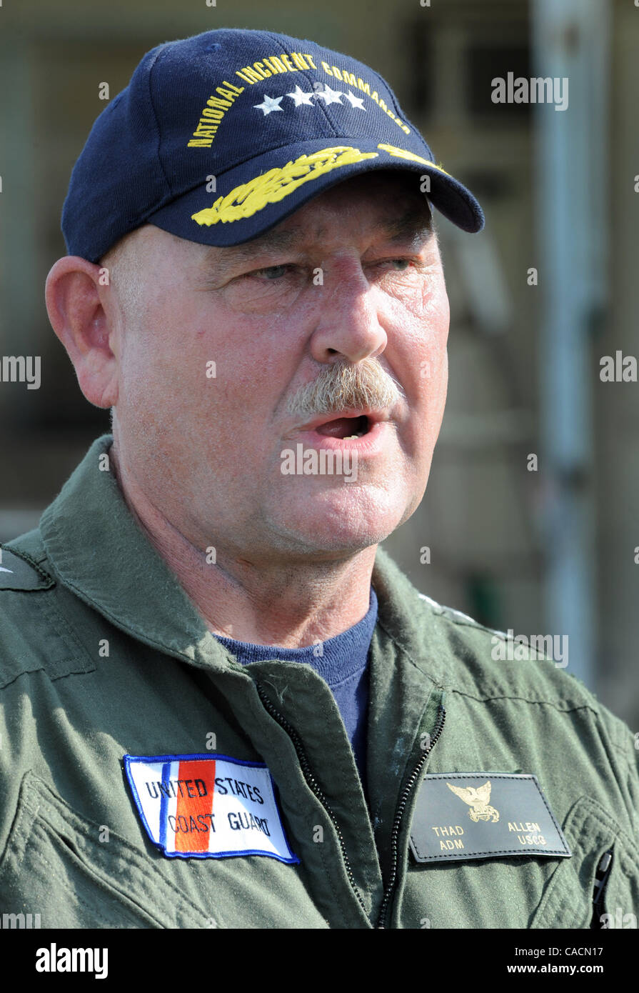 Oil spill thad allen hi-res stock photography and images - Alamy