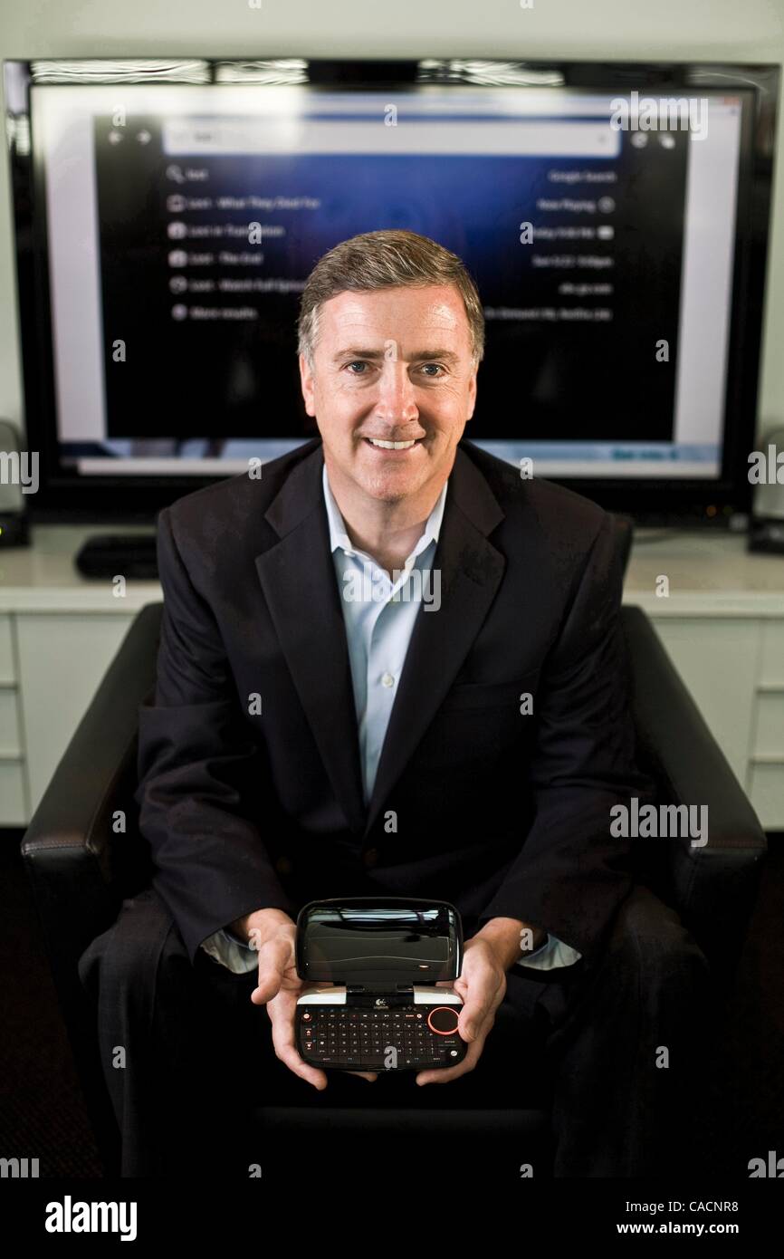 Aug. 24, 2010 - Fremont, California, U.S. - Logitech CEO GERRY QUINDLEN ...