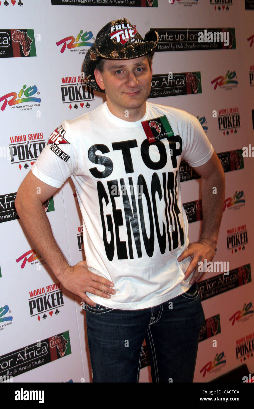 July 03, 2010 - Hollywood, California, U.S. - poker pro Andy Bloch.Ante UP For Africa 2010.Rio ...