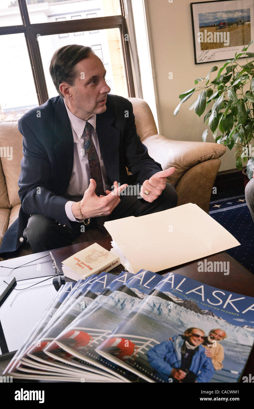 Alaska Representative Chris Tuck explains his bill to Alaska Lt ...