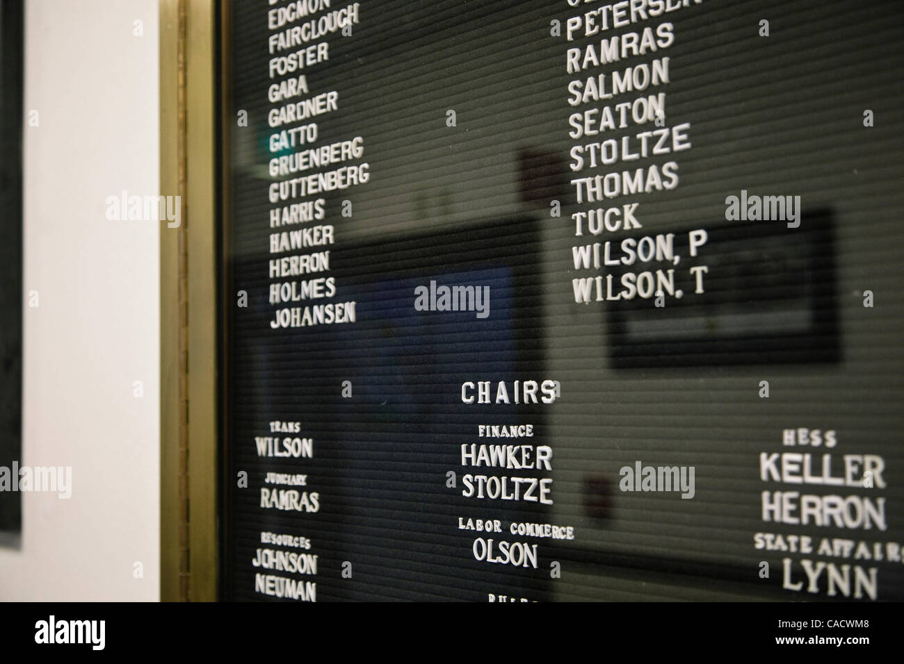 Details in the Alaska State Legislature building Stock Photo - Alamy