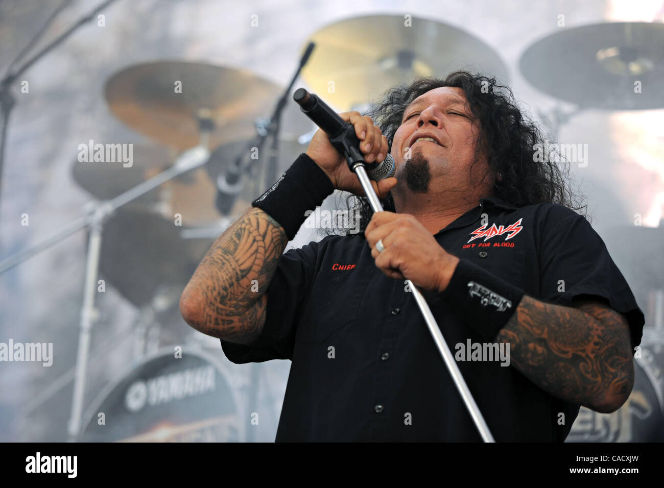 Chuck billy testament hi-res stock photography and images - Alamy