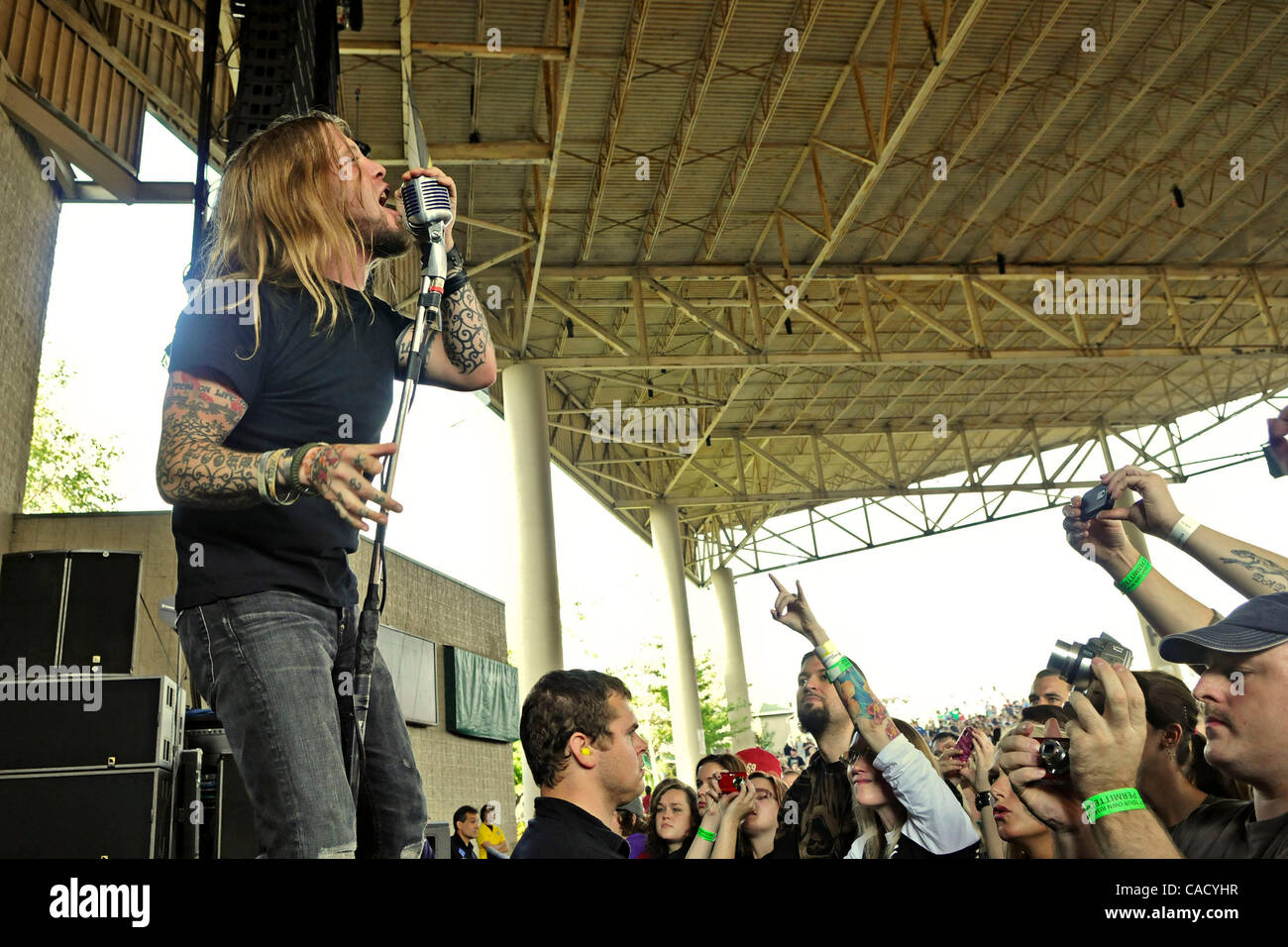 Sep 11, 2010 - Indianapolis, Indiana, U.S. - RYAN MCCOMBS of Drowning ...